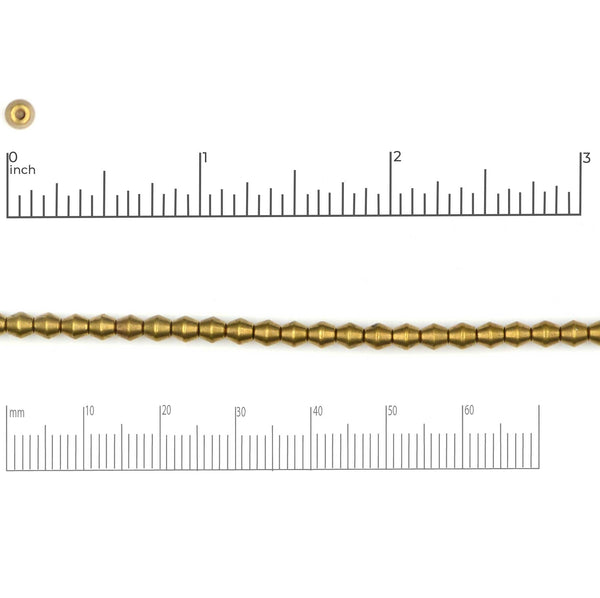 Bicones- Brass – Beadshop.com