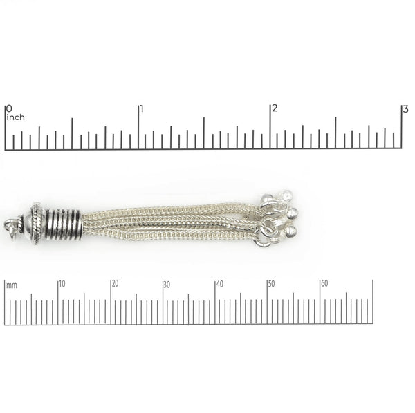 Sterling Silver Tassel - Beadshop.com
