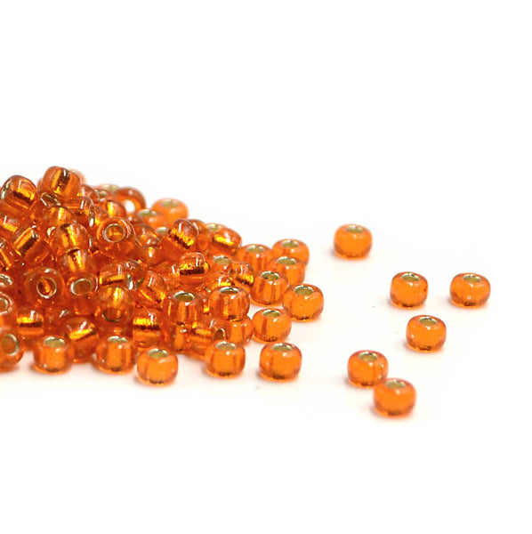 6-138S Silver-Lined Orange – Beadshop.com
