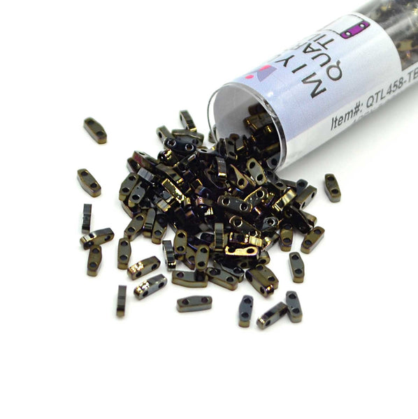 QTL458 Metallic Brown Iris - Beadshop.com