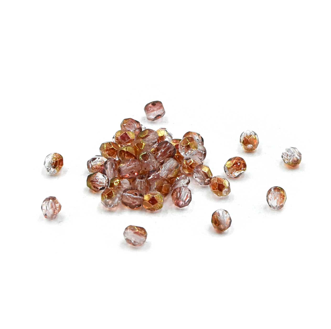 3mm- Luster Transparent Pink - Beadshop.com
