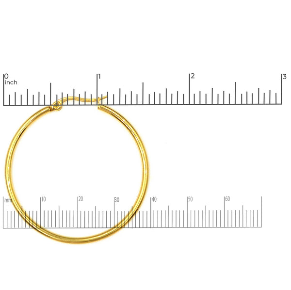 40mm Hoop Earrings- Rainbow (1 Pair) – Beadshop.com