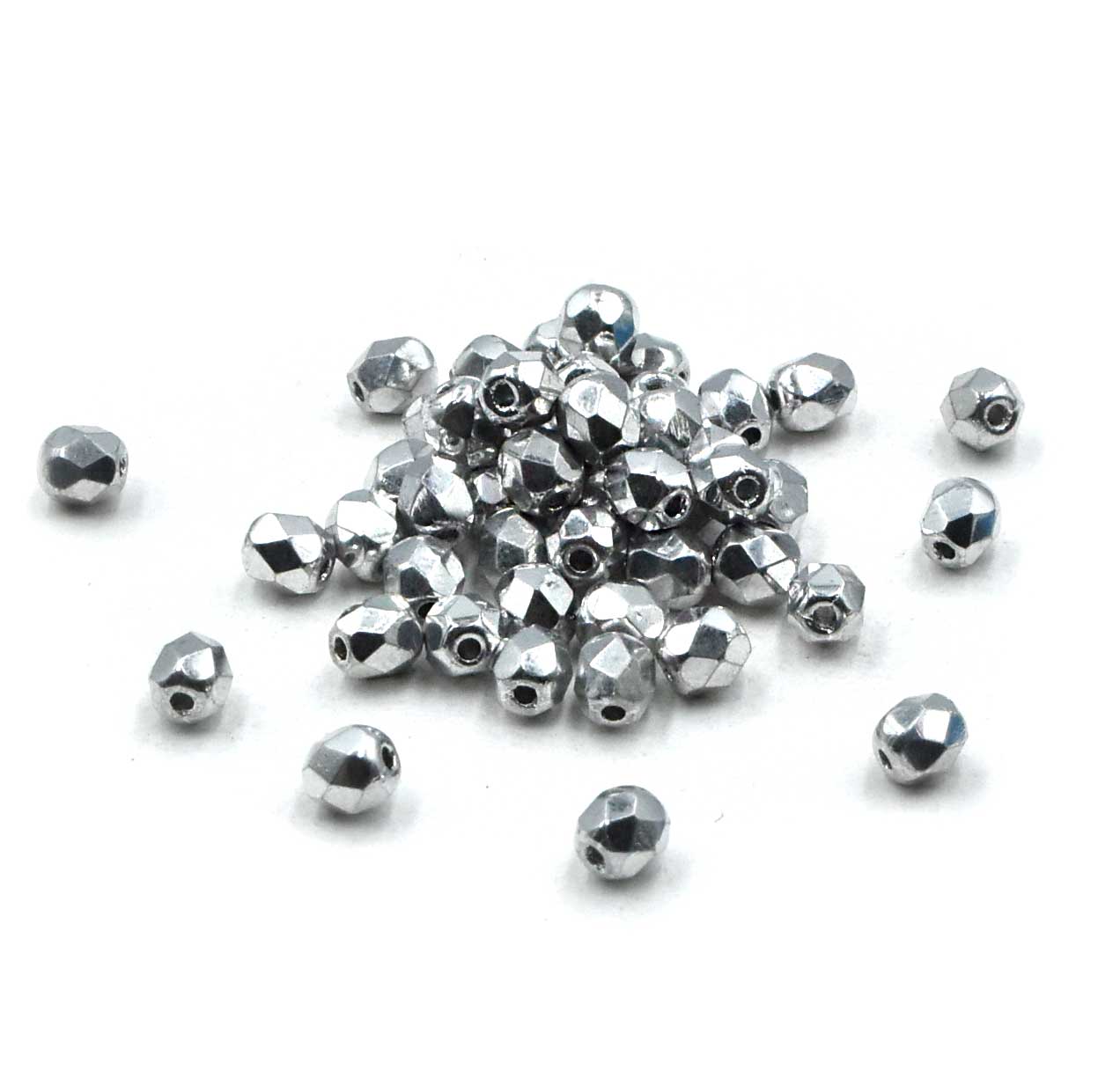 4mm- Silver - Beadshop.com