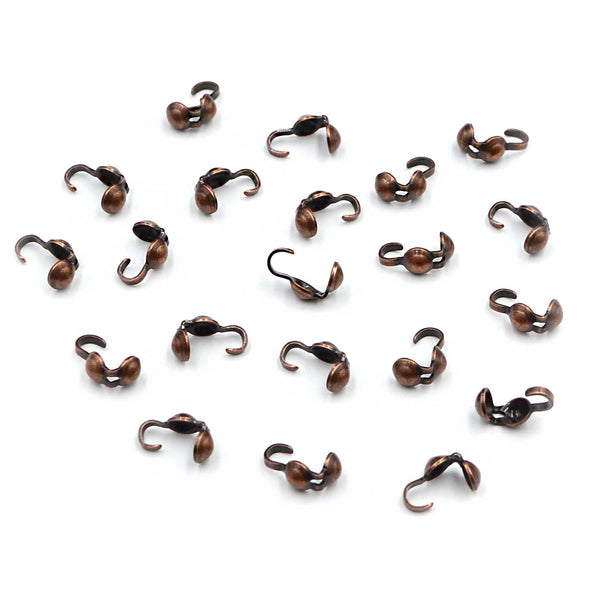 Clamshell End Tips- Antique Copper – Beadshop.com