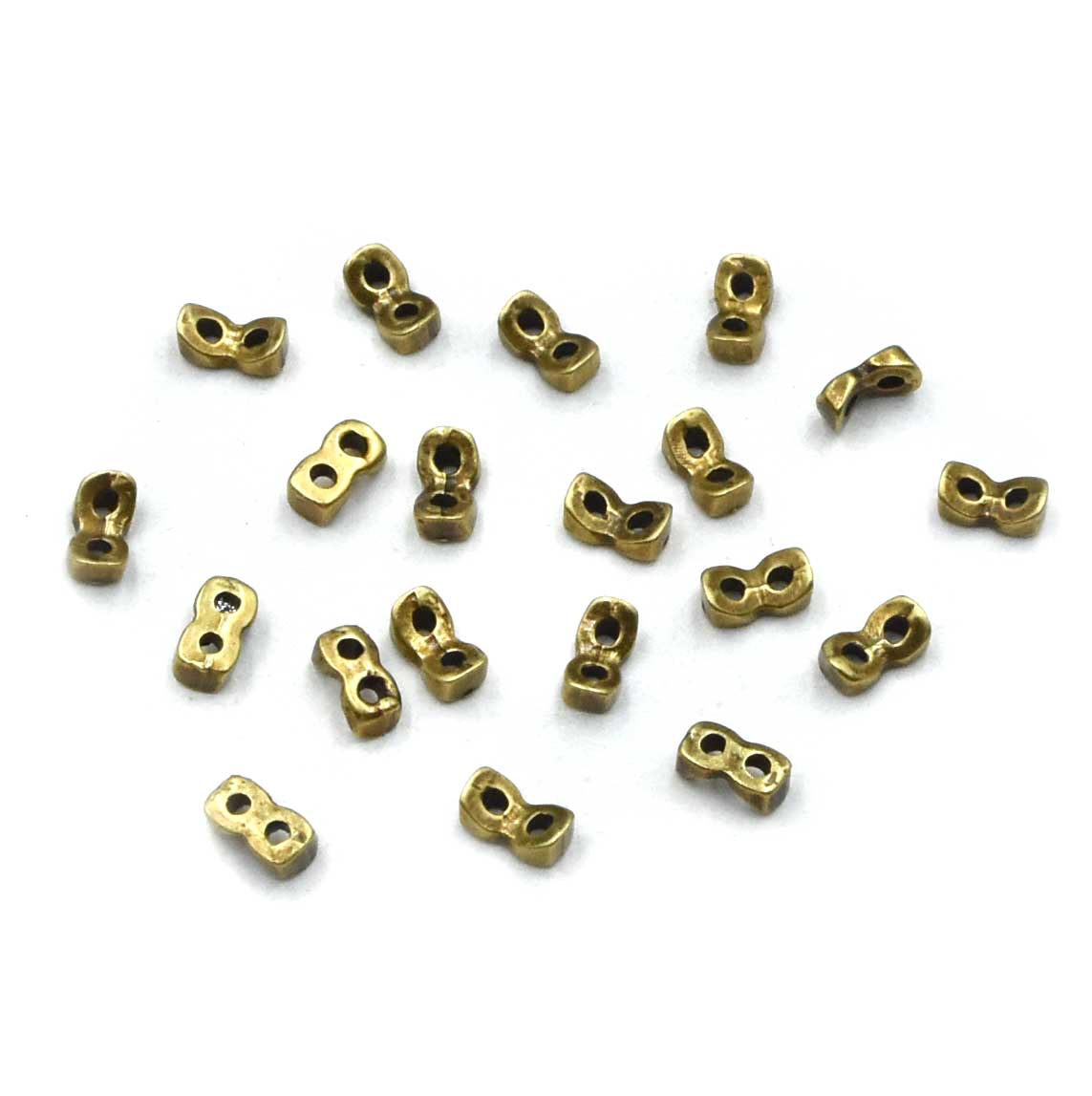 Cymbal Tourkou Tila Side Beads- Antique Brass (20 Pieces) – Beadshop.com