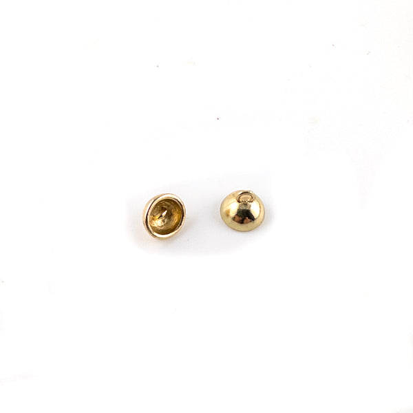 Pearl End Caps- Gold (1 Pair) – Beadshop.com
