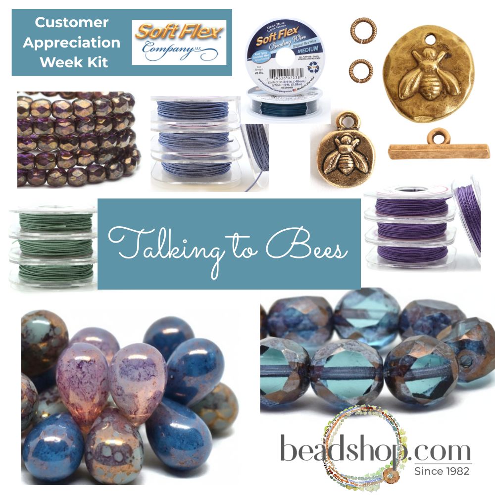 Talking to Bees- A Curated Necklace Kit for Soft Flex Appreciation Wee – Beadshop.com