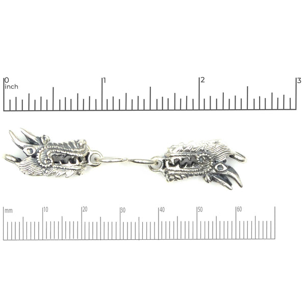 Sterling Silver Dragon Clasp - Beadshop.com