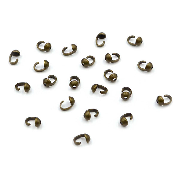 Traditional End Tips- Antique Brass – Beadshop.com
