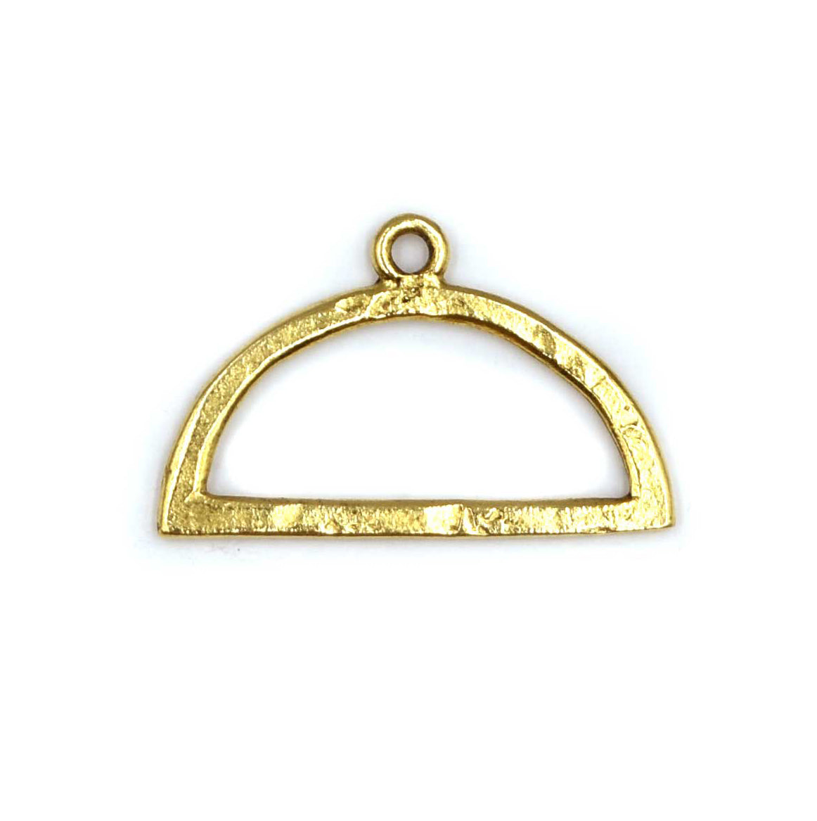 Mini Hammered Half Circle- Antique Gold – Beadshop.com