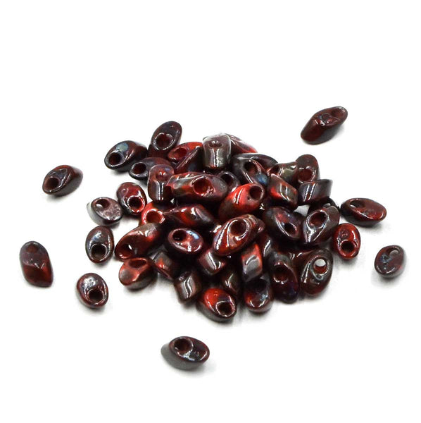 LMA-4513L- Picasso Opaque Red Garnet Luster – Beadshop.com