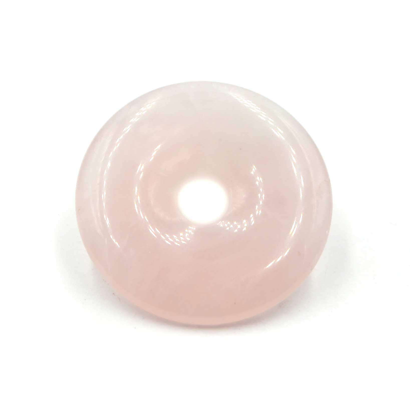 Rose Quartz Pi- 30mm - Beadshop.com