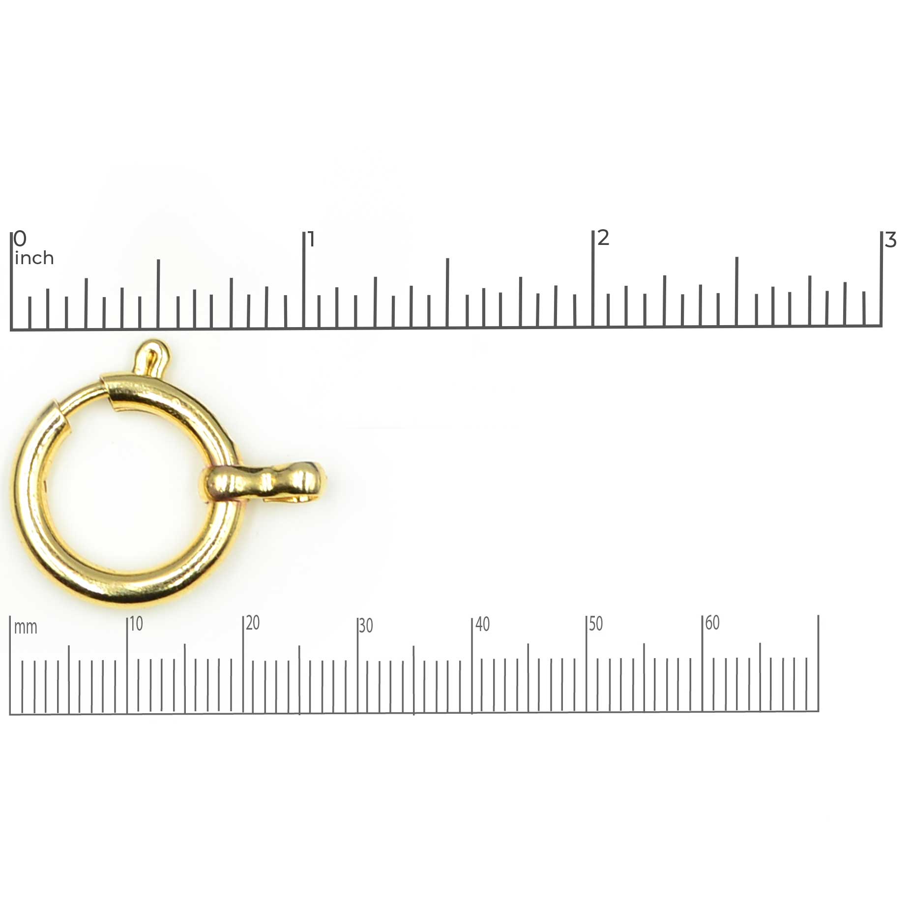 Jumbo Spring Ring Clasp- Gold – Beadshop.com