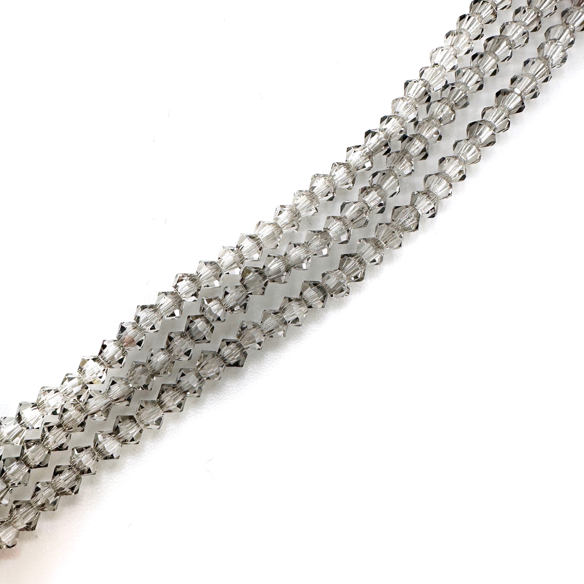 Preciosa 3mm Crystal Bicones- Crystal Velvet – Beadshop.com