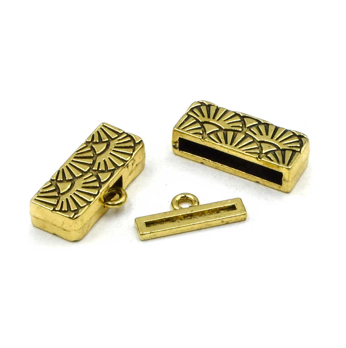 Wickes Small Box Cap Stitch Ends- 11/0 Antique Gold – Beadshop.com