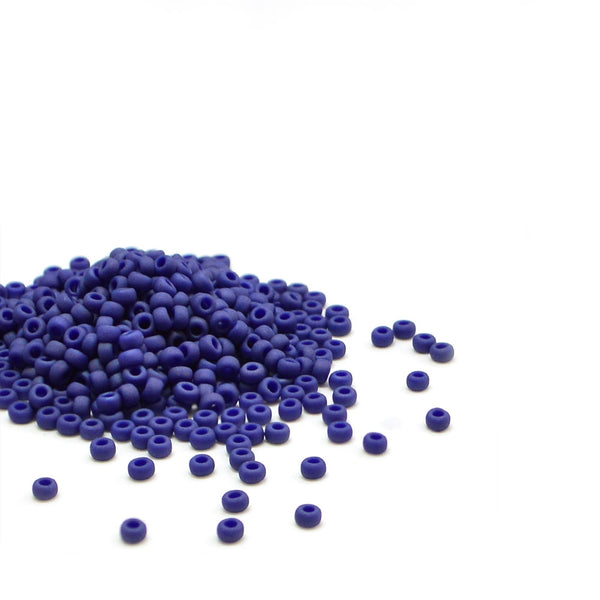 11-2075 Matte Opaque Cobalt Luster freeshipping - Beadshop.com