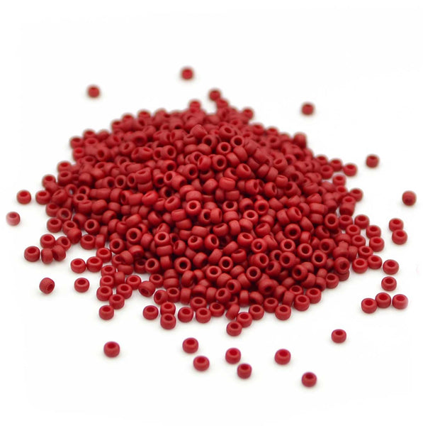 15-2040 Matte Metallic Brick Red - Beadshop.com
