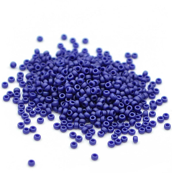 15-2075 Matte Opaque Cobalt Luster - Beadshop.com