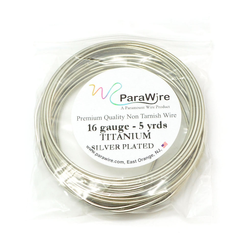 ParaWire Non-Tarnish Titanium- 16G - Beadshop.com
