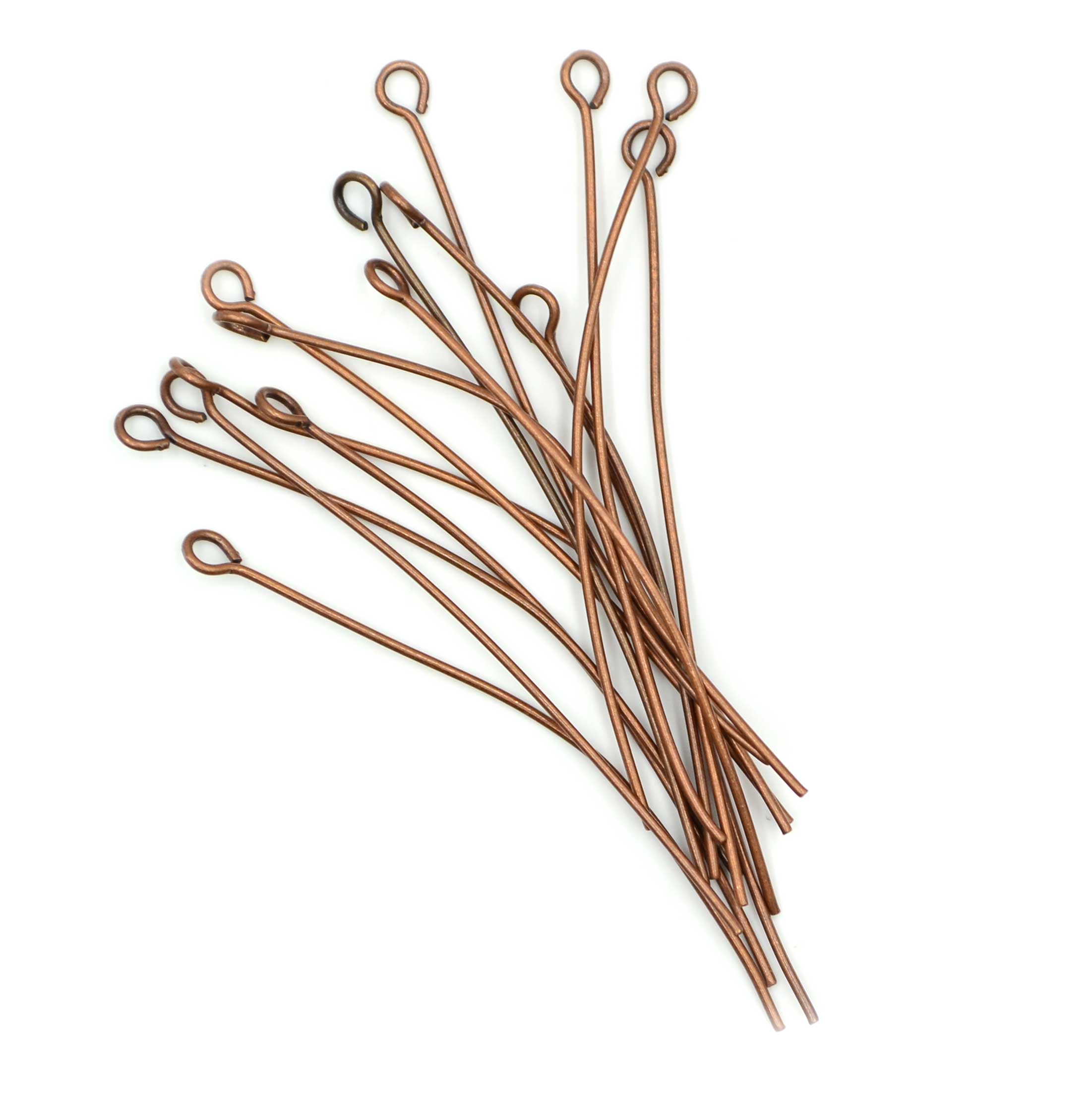 2 inch Eye Pins- Antique Copper freeshipping - Beadshop.com