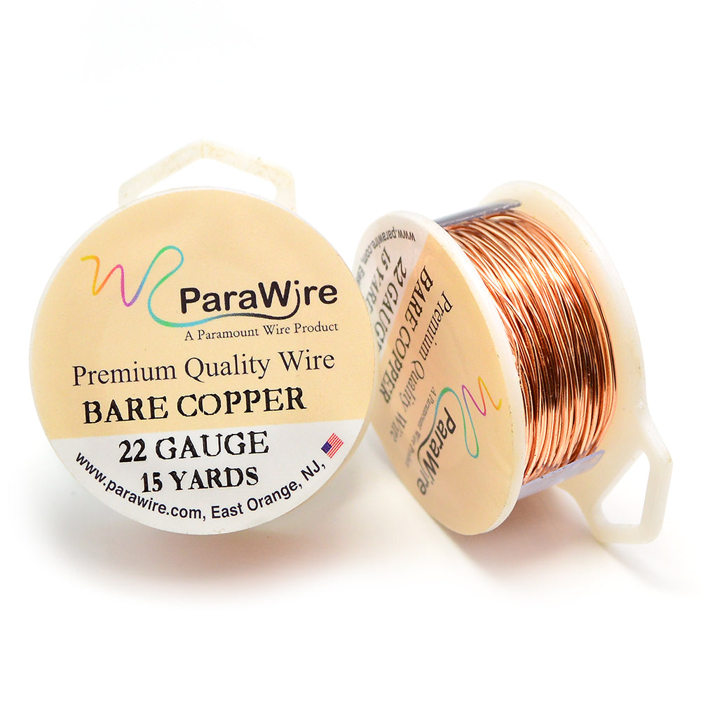 ParaWire Bare Copper- 22G – Beadshop.com