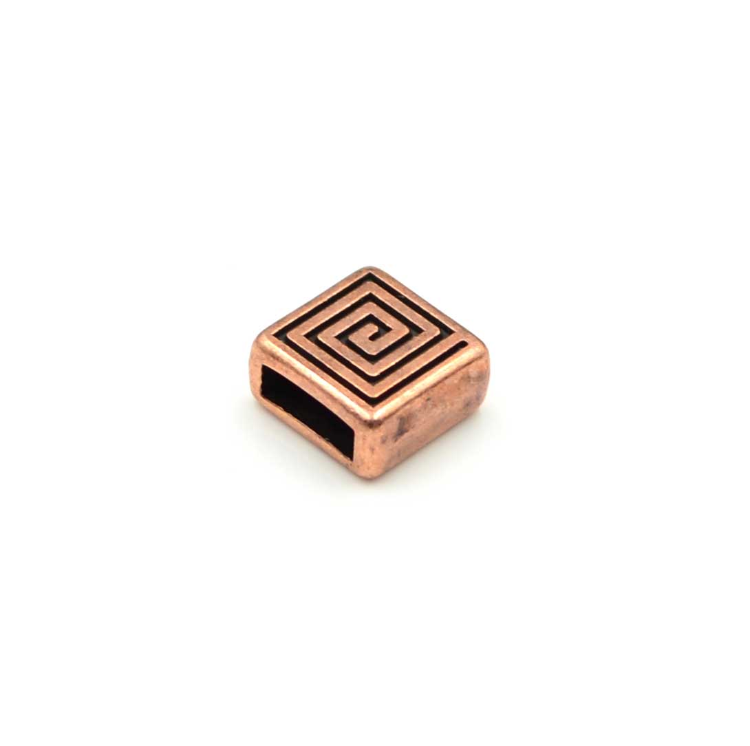 5mm Slider- New Maze- Antique Copper - Beadshop.com