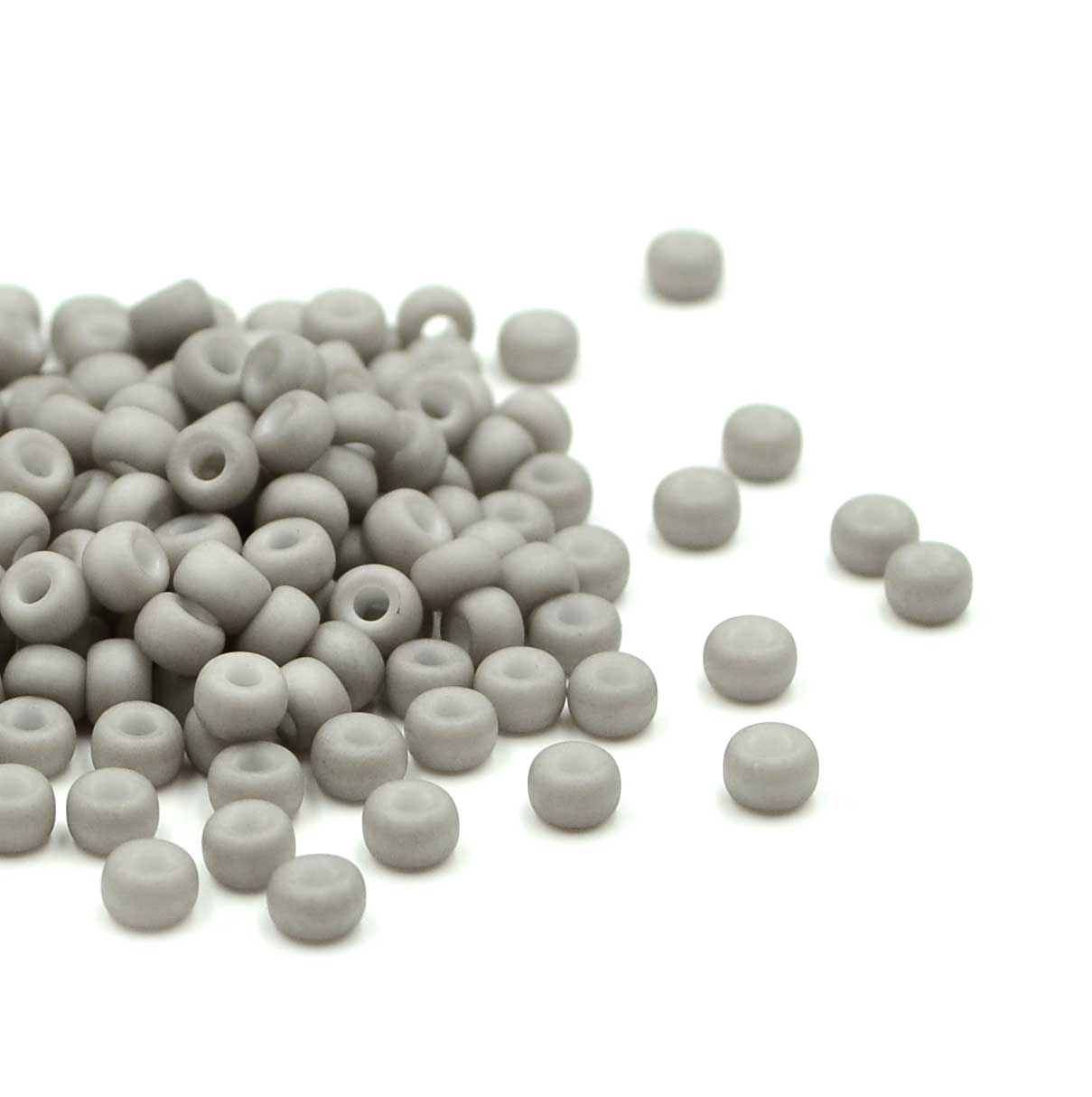 6-1240 Matte Opaque Grey – Beadshop.com