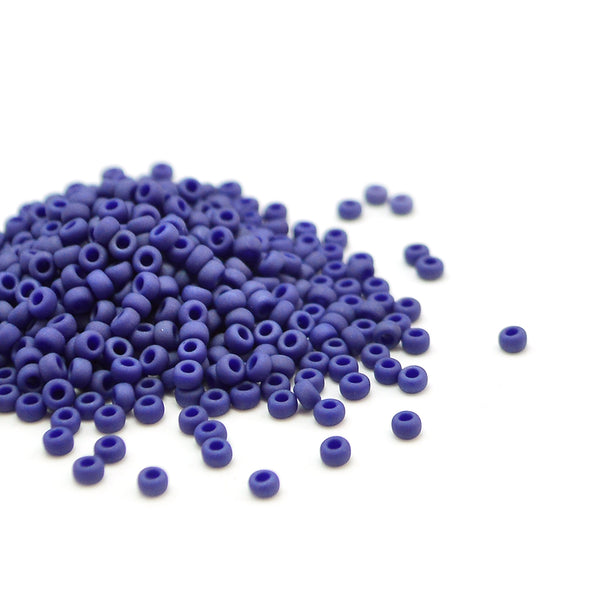 8-2075 Matte Opaque Cobalt Luster - Beadshop.com