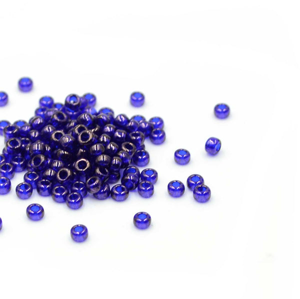 8-308 Cobalt Gold Luster - Beadshop.com