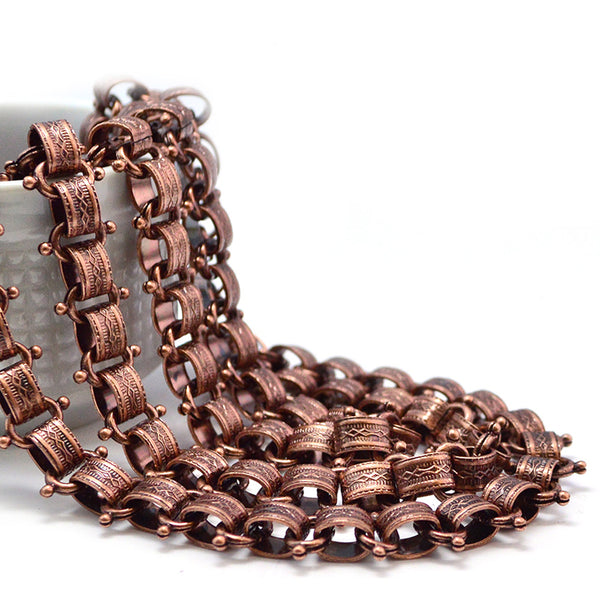 Love of Lydia- Antique Copper Chain by the Foot – Beadshop.com