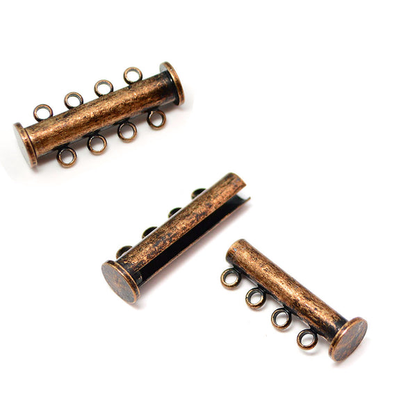 Cleo Clasp 4- Antique Copper – Beadshop.com