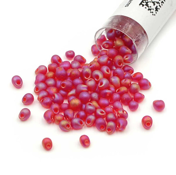 DP-140FR Matte Transparent Red Orange AB – Beadshop.com