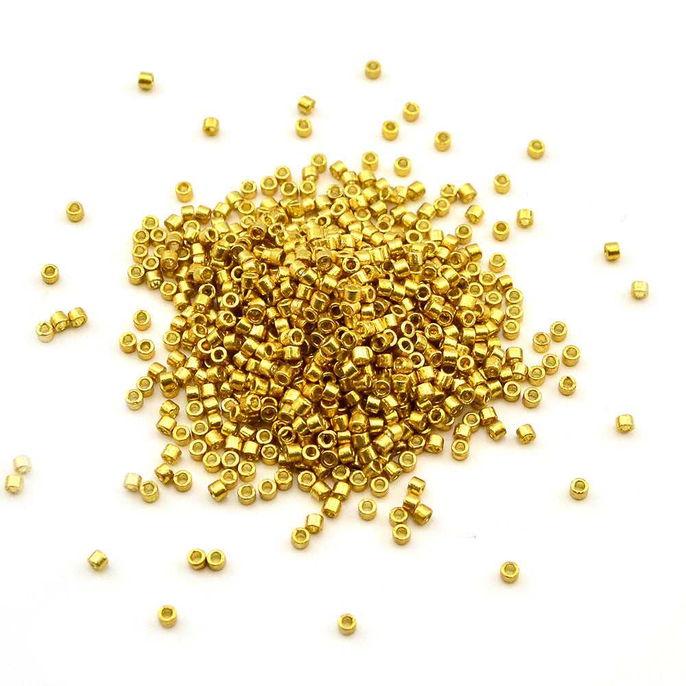 DB-1832 Delica Duracoat Galvanized Gold 11/0 – Beadshop.com