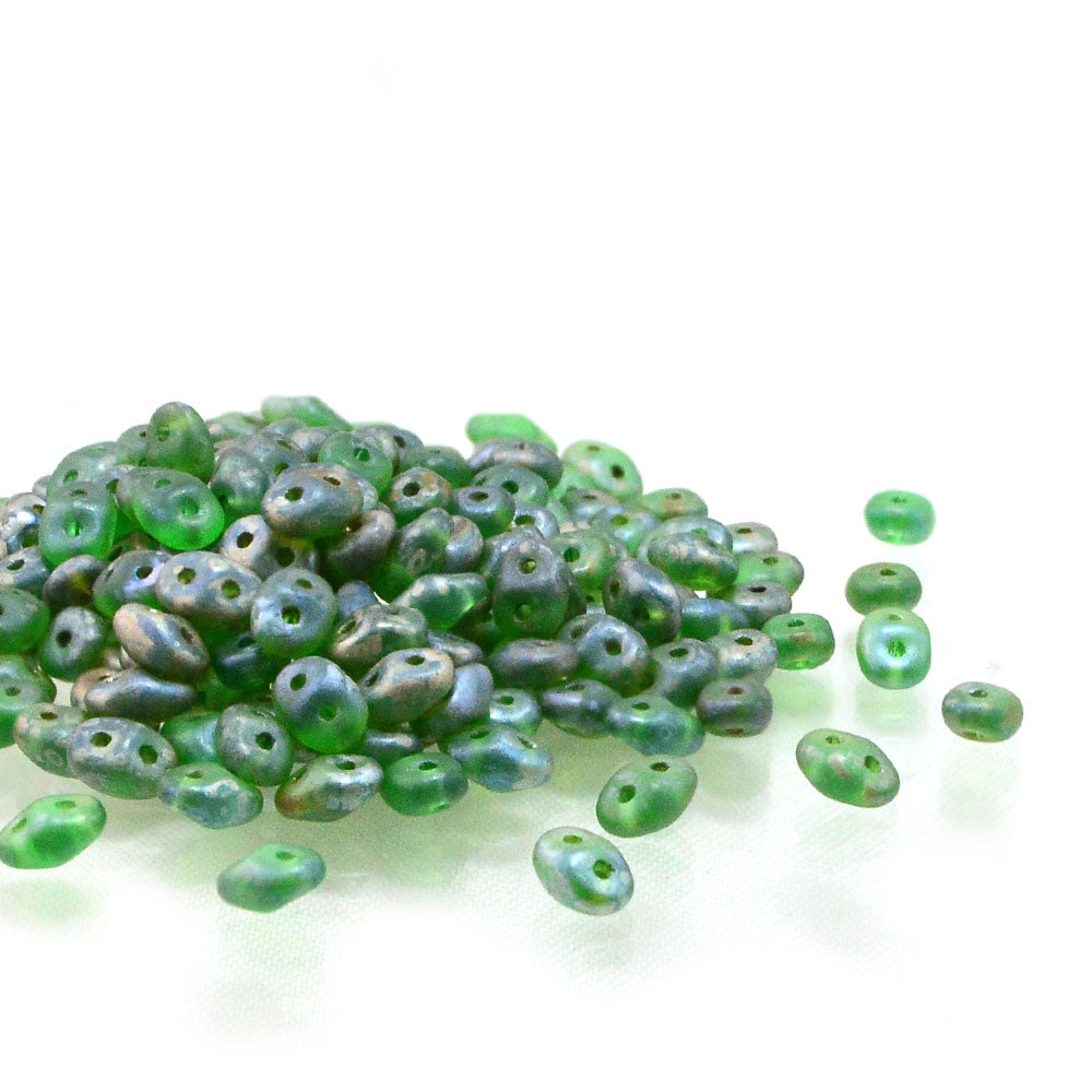 SuperDuos- Emerald Matte Rembrandt – Beadshop.com