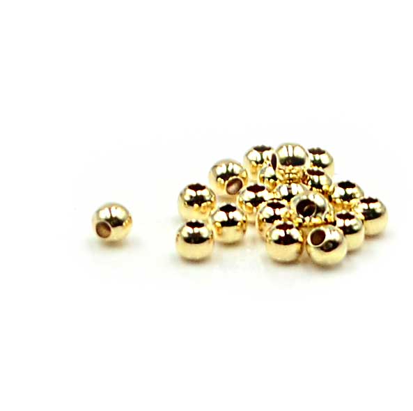 Gold Filled 2mm Rounds- Large Hole – Beadshop.com