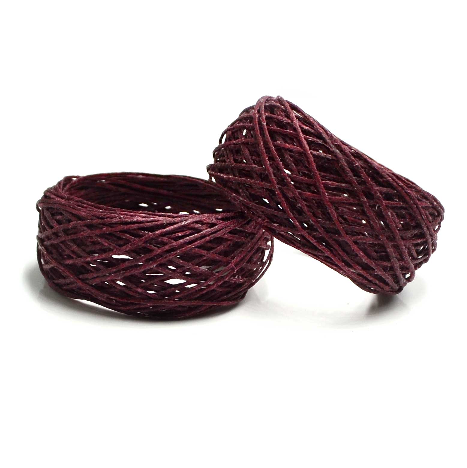 Irish Waxed Linen- Maroon - Beadshop.com