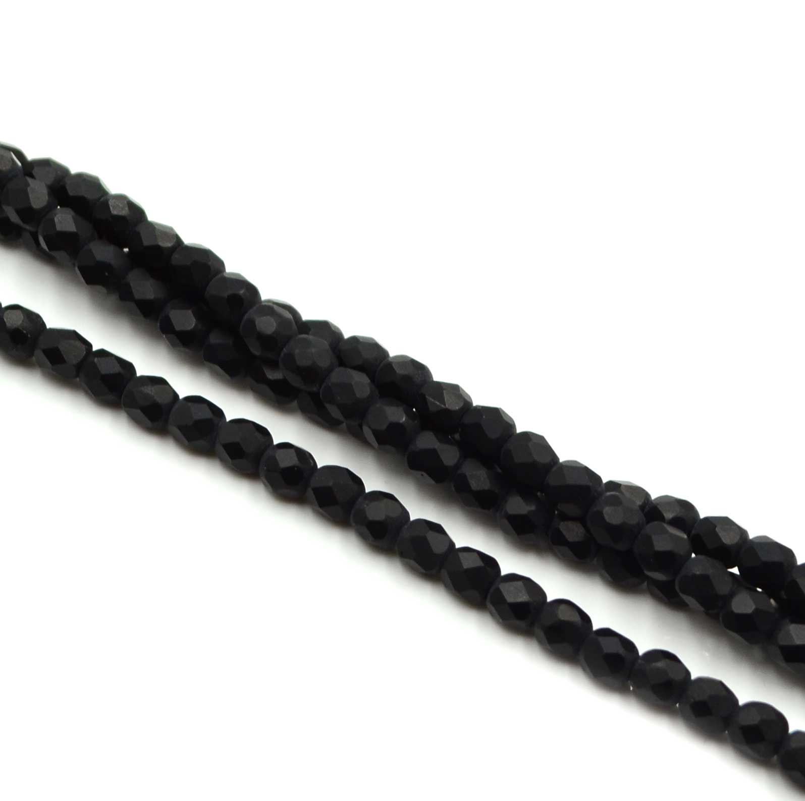 4mm- Matte Jet – Beadshop.com