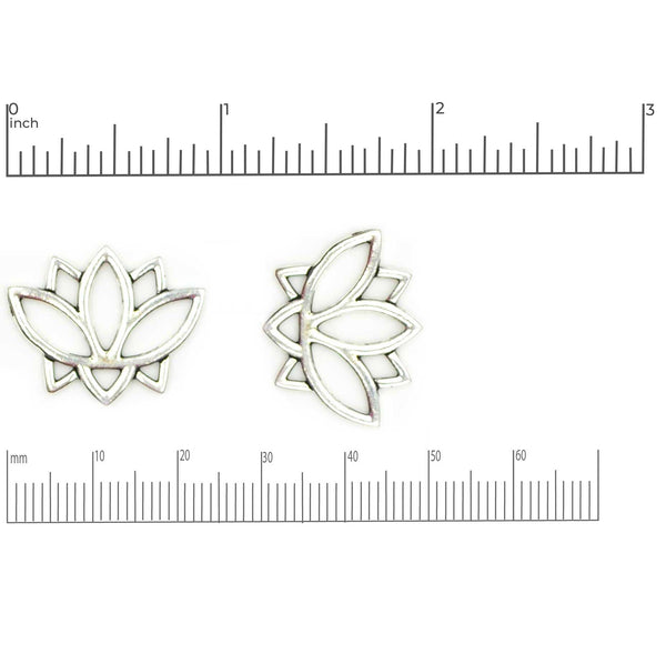 Open Lotus Link- Antique Copper – Beadshop.com