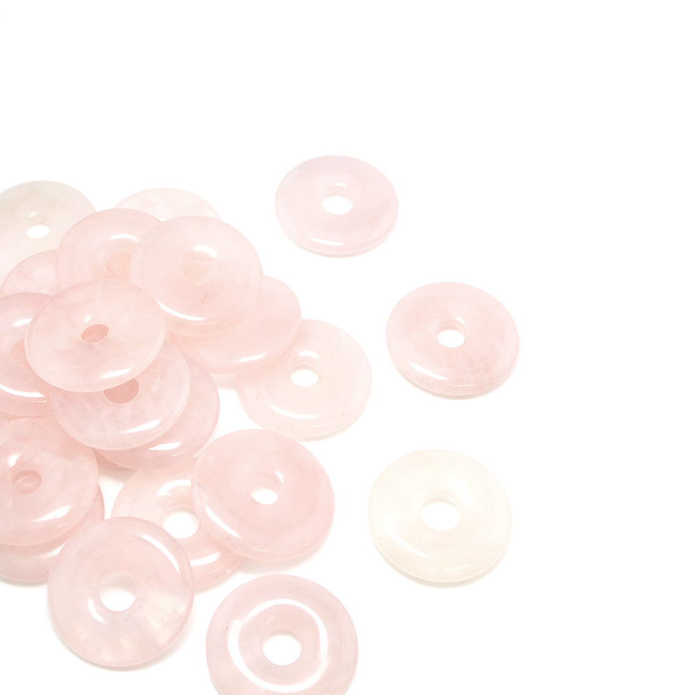 Rose Quartz Pi- 30mm - Beadshop.com