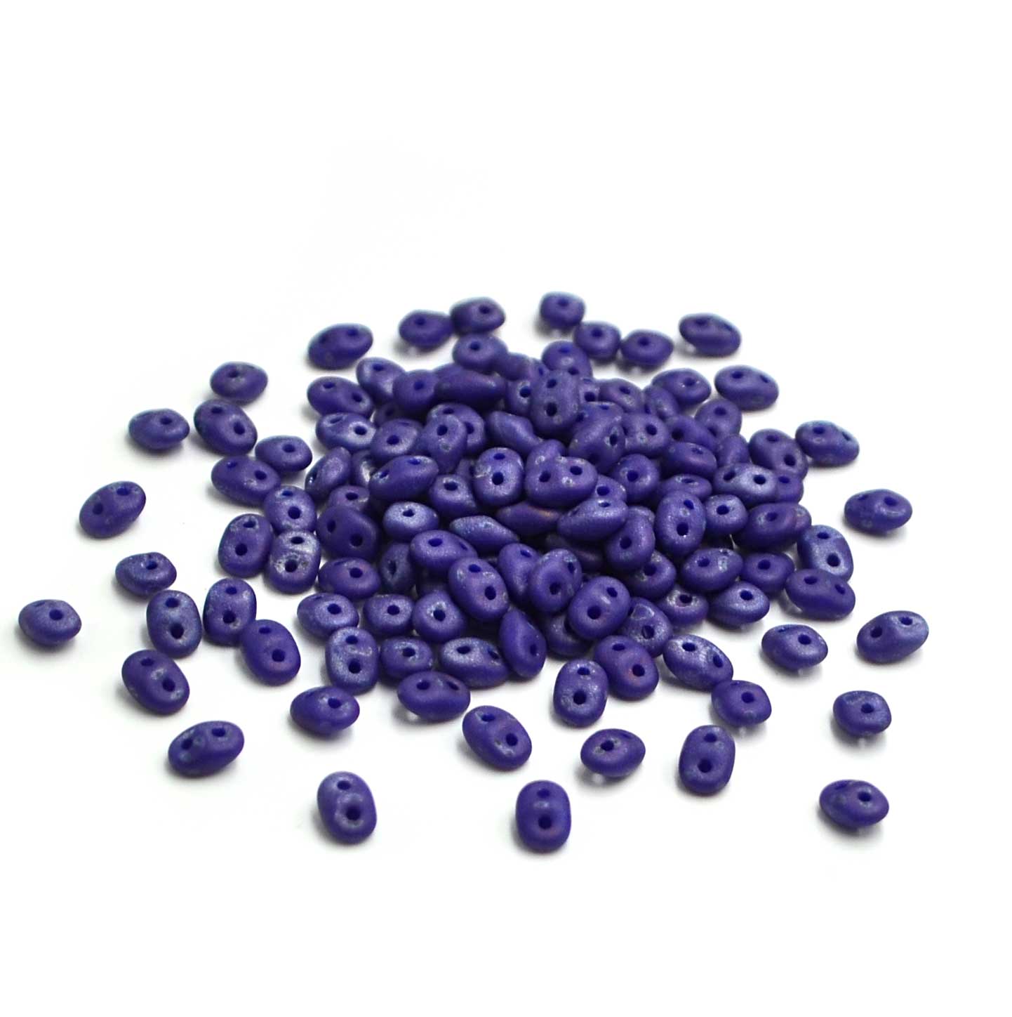 SuperDuos- Nebula Royal Blue Matte – Beadshop.com