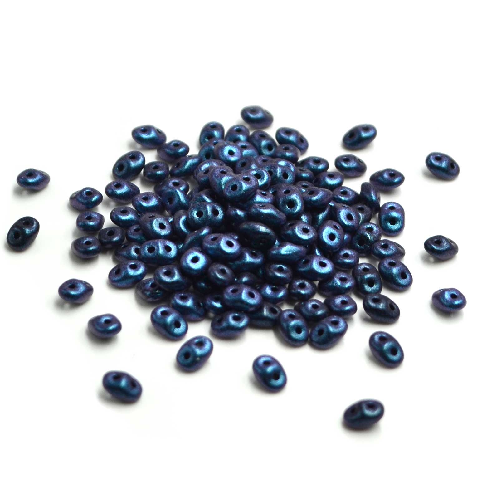 SuperDuos- Polychrome Denim Blue - Beadshop.com